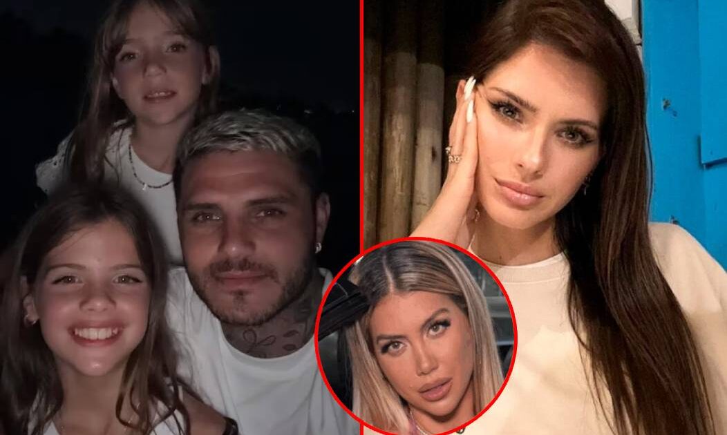 El pedido de las hijas de Wanda Nara por la China Suárez a horas del viaje de Mauro Icardi a ...