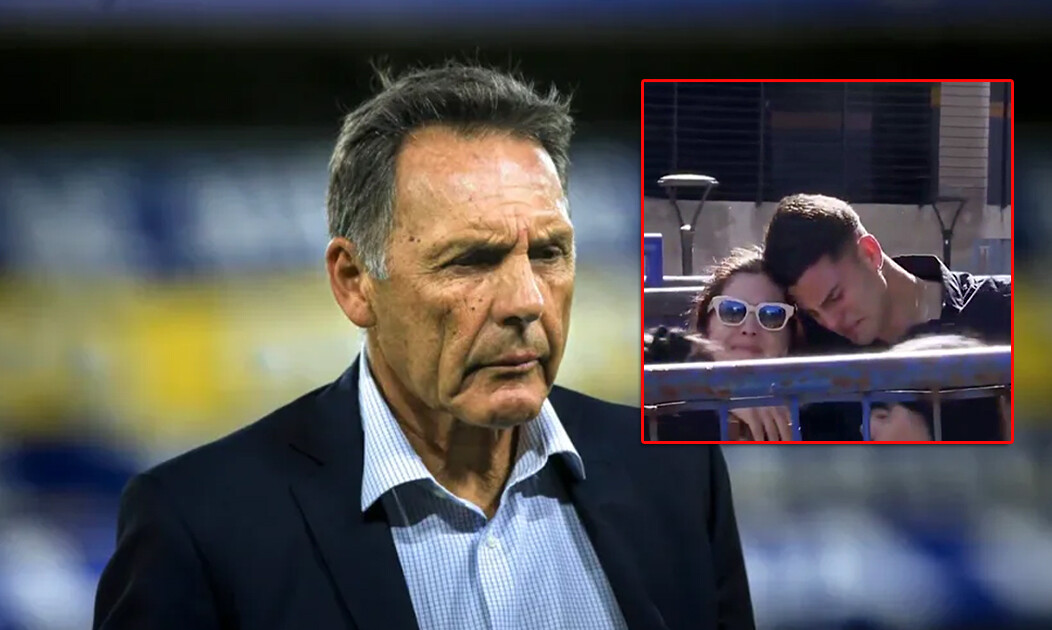 El llanto del hijo de Miguel Ángel Russo en su velatorio en La ...